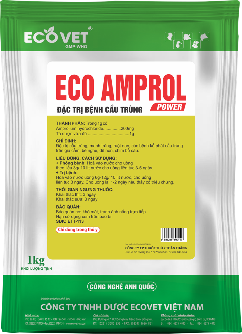 ECO AMPROL POWER - Optimal minimization for coccidiosis & intestinal ...