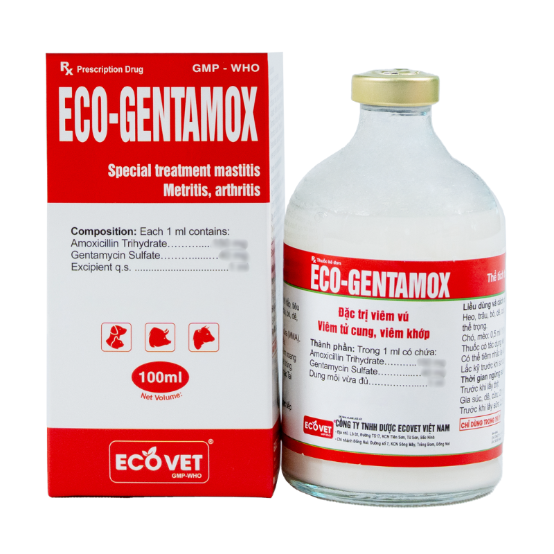 ECO GENTAMOX - Special treatment mastitis metritis, arthritis
