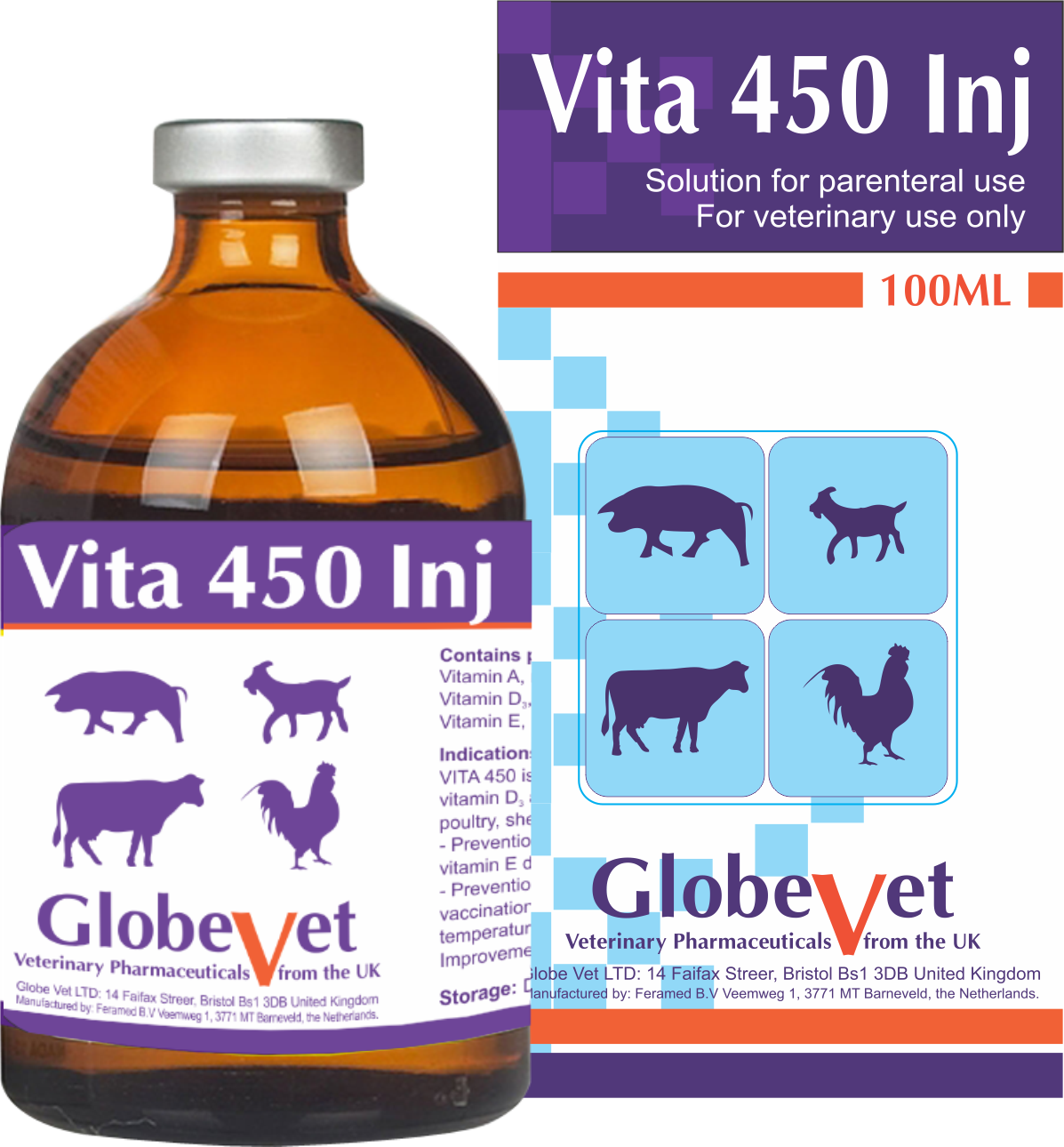 VITA 450 INJ - Supplement VITAMIN A, D3, E